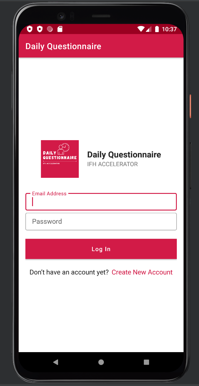 ADHI Daily Questionnaire Mobile App and Admin Dashboard / Daily Diary ...
